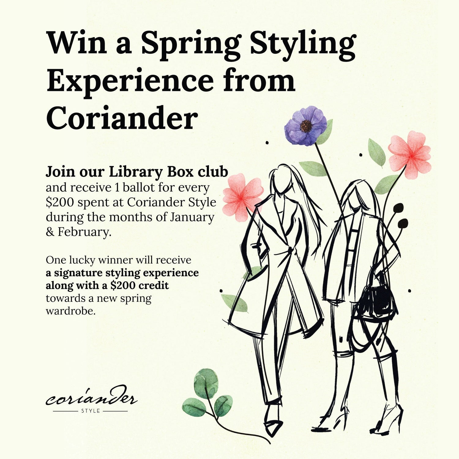 Win a Coriander Spring Styling Experience